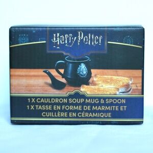 Kitchen | Nwt Harry Potter Cauldron Soup Mug Spoon Hogwarts Ceramic ...